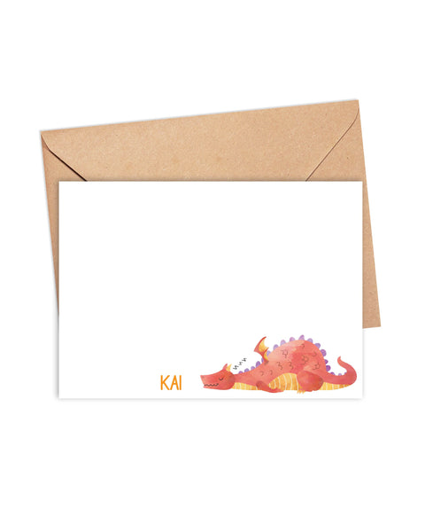 Red Dragon Card Set for Children – Designing Moments