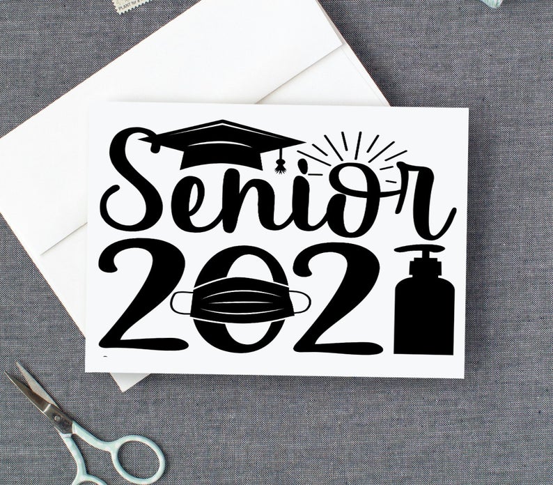 2021 Funny Senior Quarantine Graduation card – Designing Moments