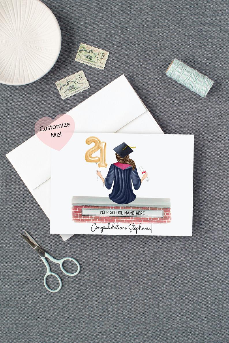 personalized graduation card for graduate – Designing Moments